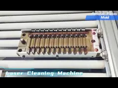 Automatic laser cleaning machine for general piece rubber