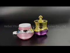 Cina Vasetto di crema cosmetica personalizzato in plastica per contenitori cosmetici vuoti in vendita