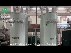Trasformatore trifase da palo da 150Kva con certificazione UL, immerso in olio, 34,5KV a 208Y, trasformatori di distribuzione di energia