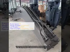 Defeng Customizable Excavator Boom Arm With 12-45m Size Heavy Duty Long Reach Boom For All Brands Excavator