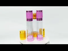 China Airless Pump Bottle 15.3cm Length with 0.1-0.5ml Precision Dosing for Personal Care Products for sale