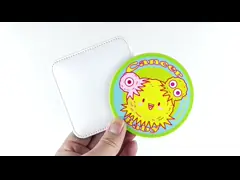 Custom Coaster Sublimation Blanks Leather Coasters With Logo