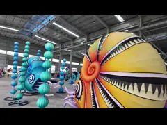 China Outdoor LED Lighting Animal Lanterns 110/220V for Amusement Park for sale