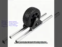 Obstacle Crossing Auxiliary Wheel Bracket High Strength CNC Machining China Custom for Special Robot