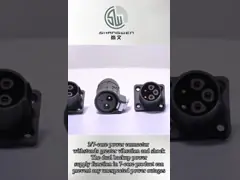 IP67 PBT Materiale 3 pin Maschio Femmina di potenza connettore impermeabile