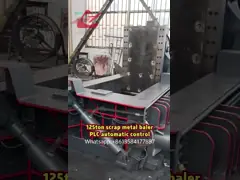 WANSHIDA Hydraulic  Scrap Metal Baler Compactor Turn out type PLC automatic control