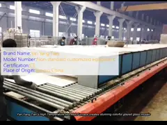 High Temperature Hot Melt Colorful Glazed Glass Mosaic Furnace