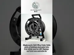 China Outdoor Networking 50M Length Singlemode TPU Waterproof Fiber Optic Cable Drum Reel with LC-LC Connectors OM2/OM3/OM4 for sale