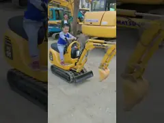 Used Komatsu PC01 Micro Crawler Excavator for Digging Small Farm Buildings in Excellent Condition (9