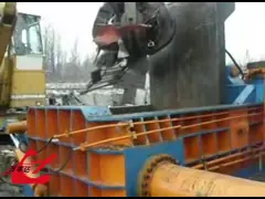 China 125 Ton Turn Out Scrap Metal Baler With 18.5kW Power For Ferrous & Non-Ferrous Recycling for sale