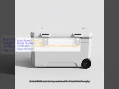 PU Insulated Camping Cooler Box 48h Cold Storage 940x550x495mm