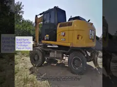 15 Ton Used Construction Machine Equipment Caterpillar Cat M315gc Wheel Excavator Original Cat 315 Secondhand Hydraulic Diggers