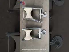 Bloque de cuerda de cable aéreo de 5KN para líneas de transmisión