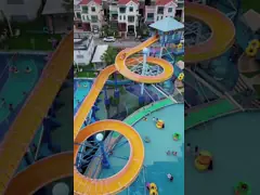 China Wholesale New Design Kid Fiberglass Water Park Slip Slide Fly Dock Water Slides for Sale for sale