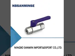 미니 볼 1/8'' 고온 공압 밸브 M/F