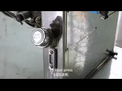 Compact Structure Fully Automatic Unloading Once Open Filter Press
