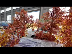 China Outdoor LED Lighted Artificial Tree Waterproof For Exhibition Halls for sale