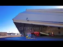 China Large Heat Arched Polygon Tent Heavy Duty For Warehouse Storage ODM for sale