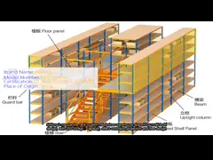 Cina Q235B O Q345B Sistemi di scaffalature per piattaforme mezzanine in acciaio mono strato multi strato in vendita