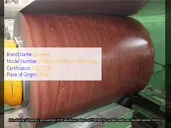 Aluminum Alloy 3105 0.75mm Thickness Architectural Pre-Painted Aluminum Coil For Curtain Walls Facade Panel Producing