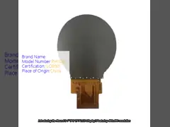 High Resolution Round Display Module 300 Cd/M2 IPS Touchscreen IP65