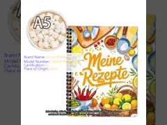 300gsm Cover Weight Custom Journal Notebook with Elastic Band Closure Option