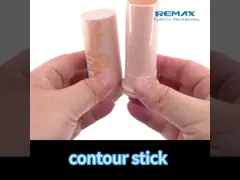 Round Plated Refillable Makeup Tubes – Concealer, Highlighter, Solid Balm, Lipstick & Contour Stick,