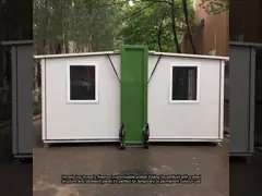 Fireproof Prefab Folding House 700mm Customizable Steel Structure