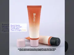 China 30ml-80ml Hand Cream Tube with D30mm Diameter and Two-Color Matte Center-Dispensing Cap for sale