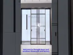 Lattice aluminum sliding door
