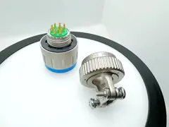 China Orange-Green-Brown Color Bands D38999 Series Insulated Crimp Type Connector for Industrial Applications.M39029/56-351.20# Socket Contact. for sale