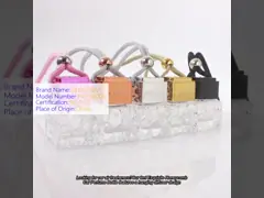 8ml Exquisite Honeycomb Car Perfume Bottle Empty Hanging Diffuser