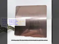 Manufacturer of PVD Colored Stainless Steel Sheets - Gold, Rose Gold, Black