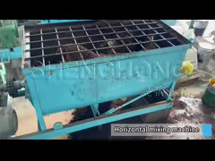 China Horizontal Mixer for Fertilizer Granulation Line - Uniform Dry Powder Blending for sale