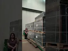 3D fence shipped to Israel on wooden pallets