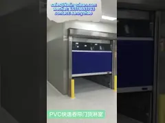 깔판 화물 청소 체계를 위한 급속한 공기 셔터 문 공기 샤워 통행 상자