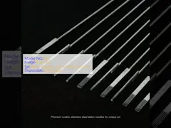 Premium Custom Stainless Steel Tattoo Needles for Unique Art