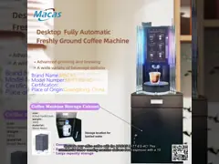 China Commercial Coffee Vending Machine For Espresso Coffee 1 15.6 Inch Touch Screen MO for sale