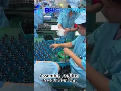 プレフィルターの組み立てプロセスも重要な部分です