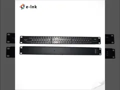 24-Port 1U Rack Mount Passive PoE Injector with Power couples: 4.5 (positive pole) / 7.8 (negative p