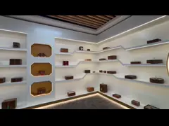 China Wooden Luxury Decorative Boxes Plush Velvet Lining Custom LED Lighting FSC Certified for sale
