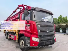 Used Concrete Pump Truck 2021 SANY 52m 52 meters boom pump truck