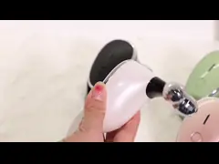 China 300mAh Microcurrent Face Roller 170g Electric Face Sculptor White Pink for sale