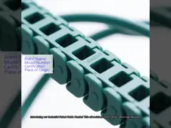 Industrial Robot Oil Resistant Nylon Cable Carrier High Flexibility Low Noise Internal Separation Base Support System