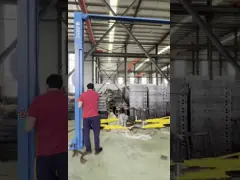 China 12000lbs 5.5T baseless clearfloor hydraulic single point manual unlock  2 post vehicle lift for sale