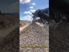 Wheeled mobile crushing station1