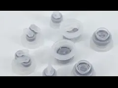 China 30mm PE Euro Cap Plastic Closure For Medical Infusion Bottle Or Bag Plastic Cap Assembly for sale