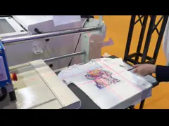 China Automatic Dual Station Heat Press Machine 40x50cm 60x40cm 70x50cm with Infrared Positioning 0-299°C for sale
