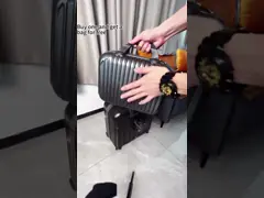 Cina Set di 2 valigie rigide in ABS, bagaglio a mano da 18 pollici, separazione umido/asciutto, valigia con ruote spinner e lucchetto TSA, valigia trolley con portabicchieri ad apertura frontale multifunzionale con ricarica USB e scomparto per laptop in vendita