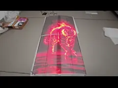 China P2.6 Indoor LED Display Full Color LED Grille Screen on Glass Window Transparent Screen Advertising Grille for sale